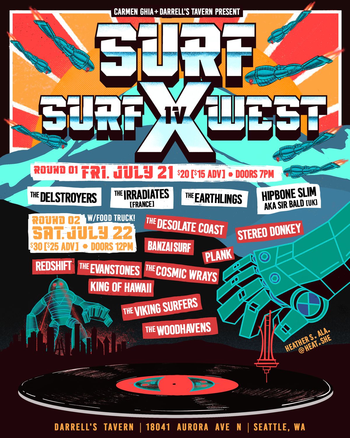 Surf X Surfwest IV at Darrell's Tavern in Shoreline, Washington ...