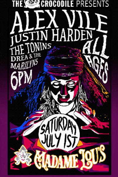 Alex Vile, Justin Harden, The Tonins, and Drea & The Marilyns at Madame ...