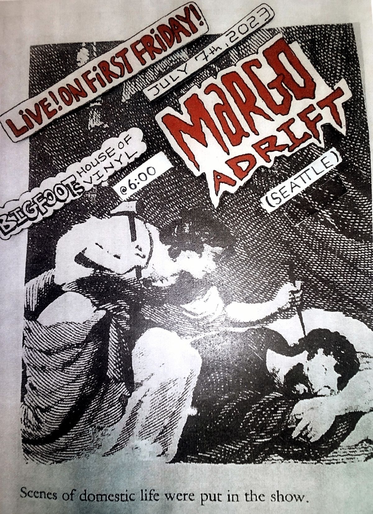 Margo Adrift at Bigfoot's House of Vinyl in Bremerton, WA - Friday ...