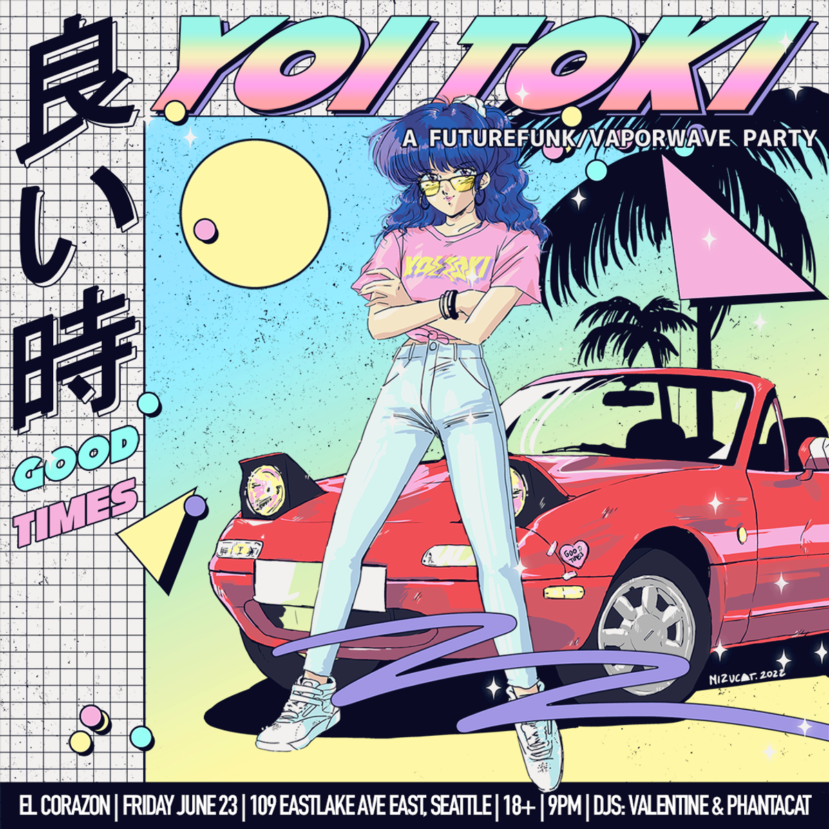 Yoi Toki: A Futurefunk/Vaporwave Party at El Corazón in Seattle, WA ...