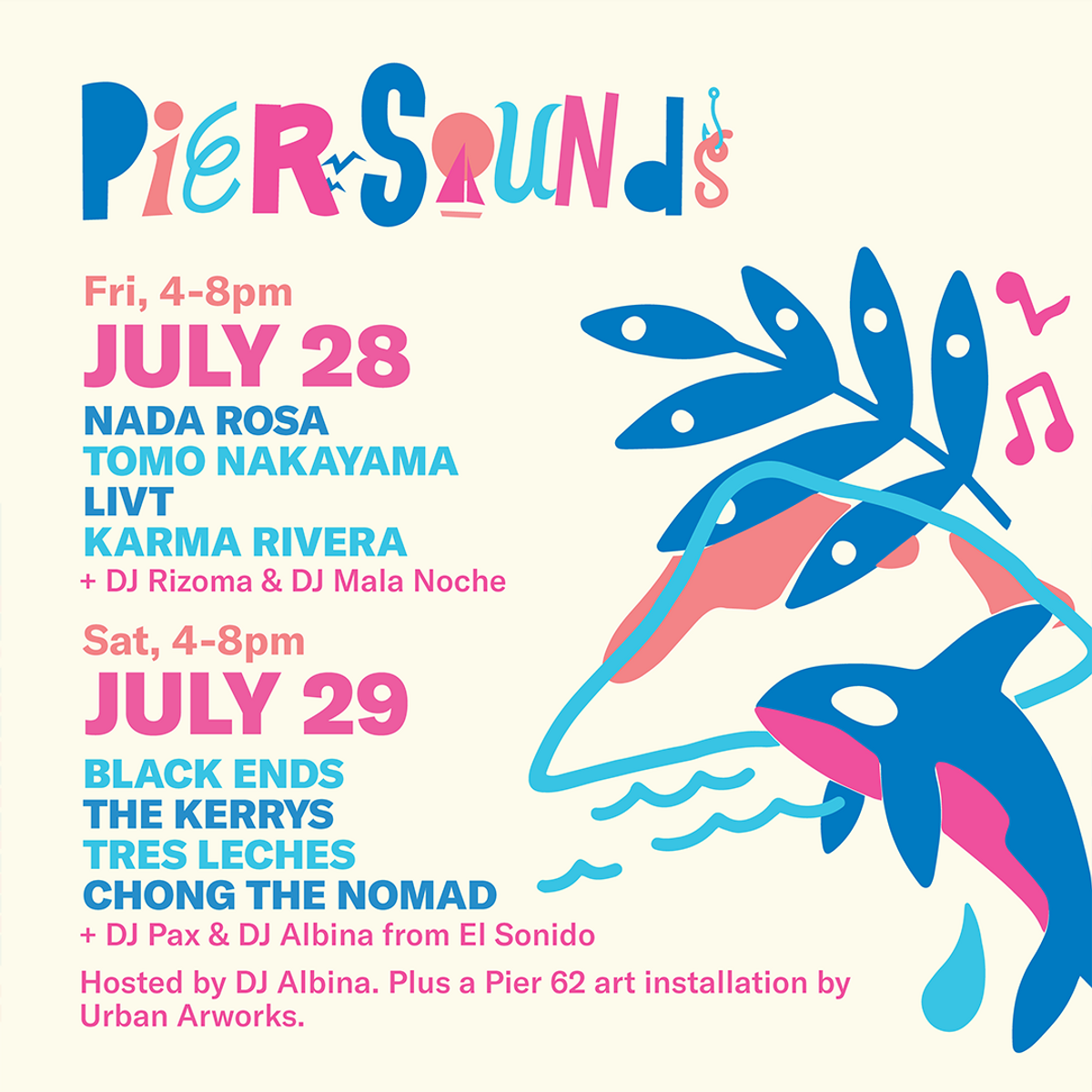 Pier Sounds 2023 at Pier 62 in Seattle, WA - Every day, through July 29 ...