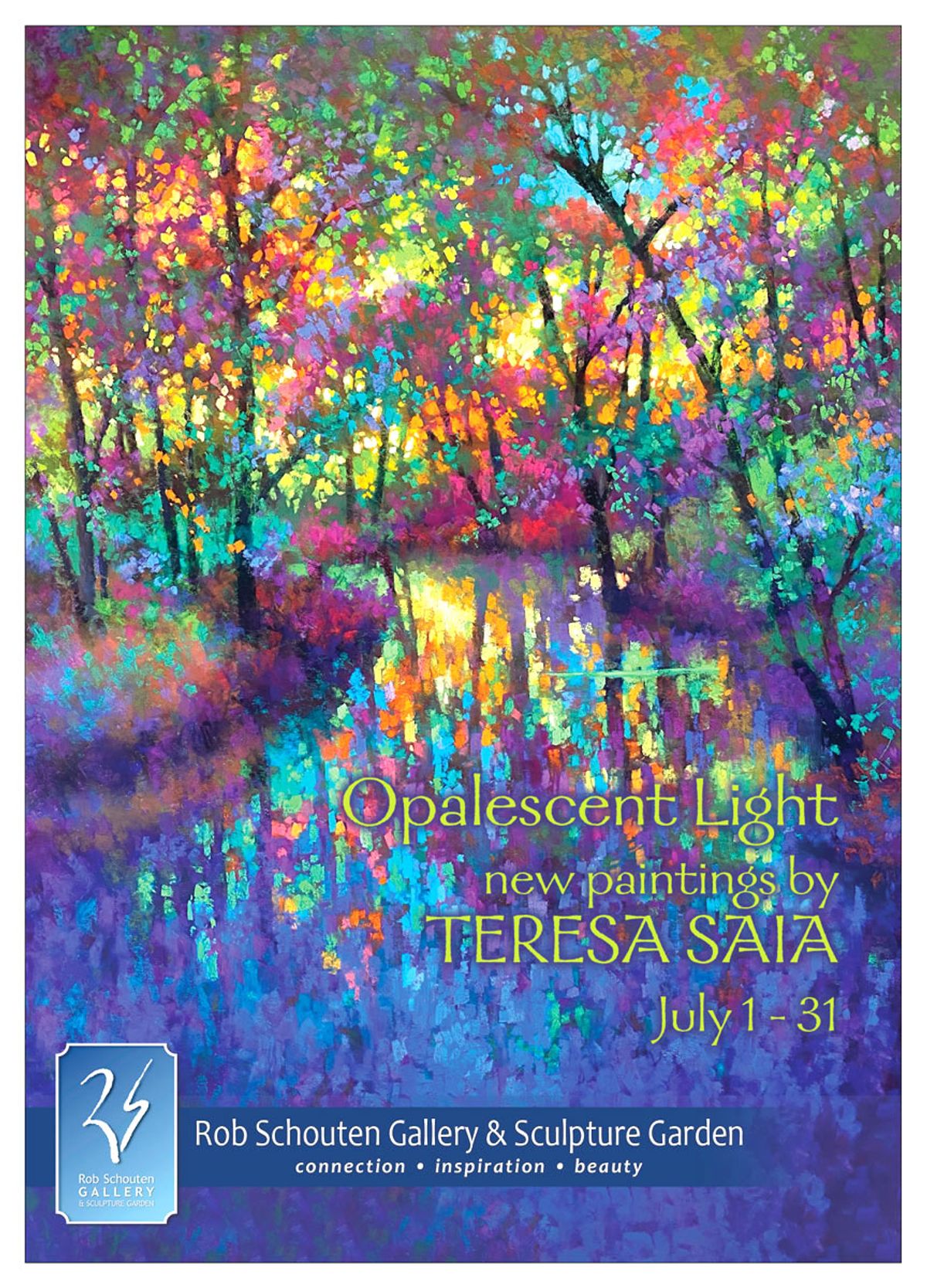 Opalescent Light: New Paintings by Teresa Saia at Rob Schouten Gallery ...