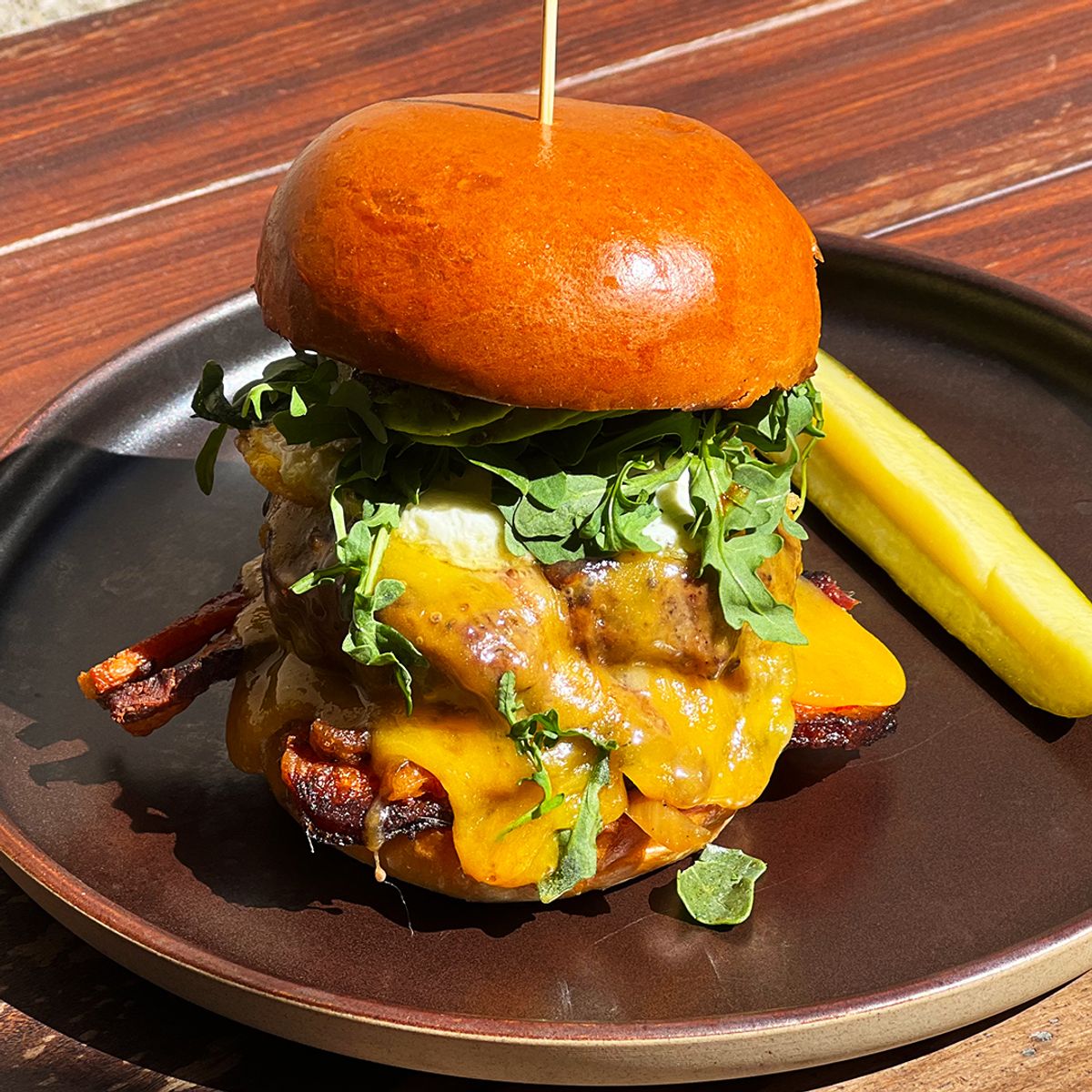 Cowboy Smash Burger at Outlier in Seattle, WA - Every day, through July ...