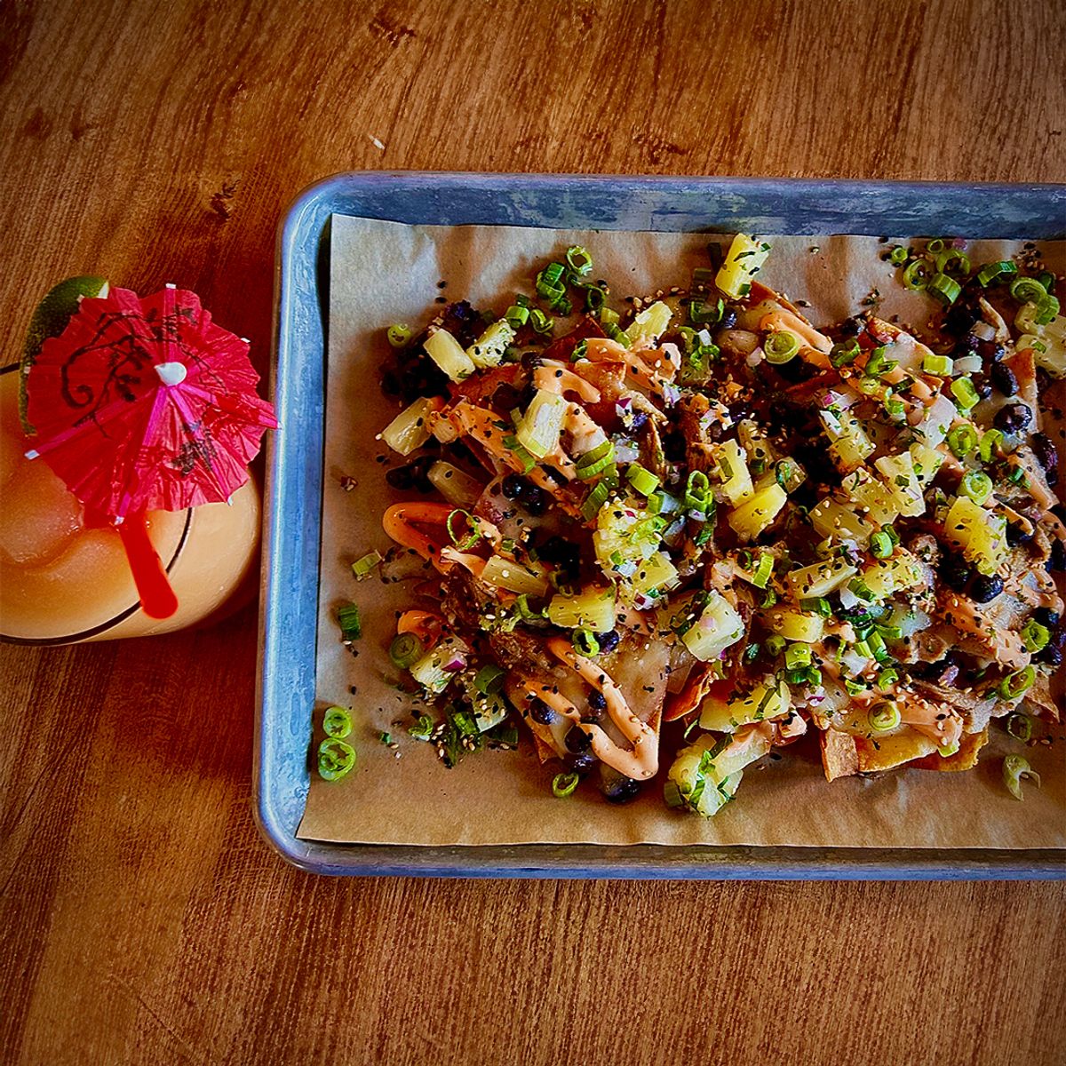 Kalua Pork Nachos at Bunk Bar in Portland, OR - Every day, through July 23 - EverOut Portland