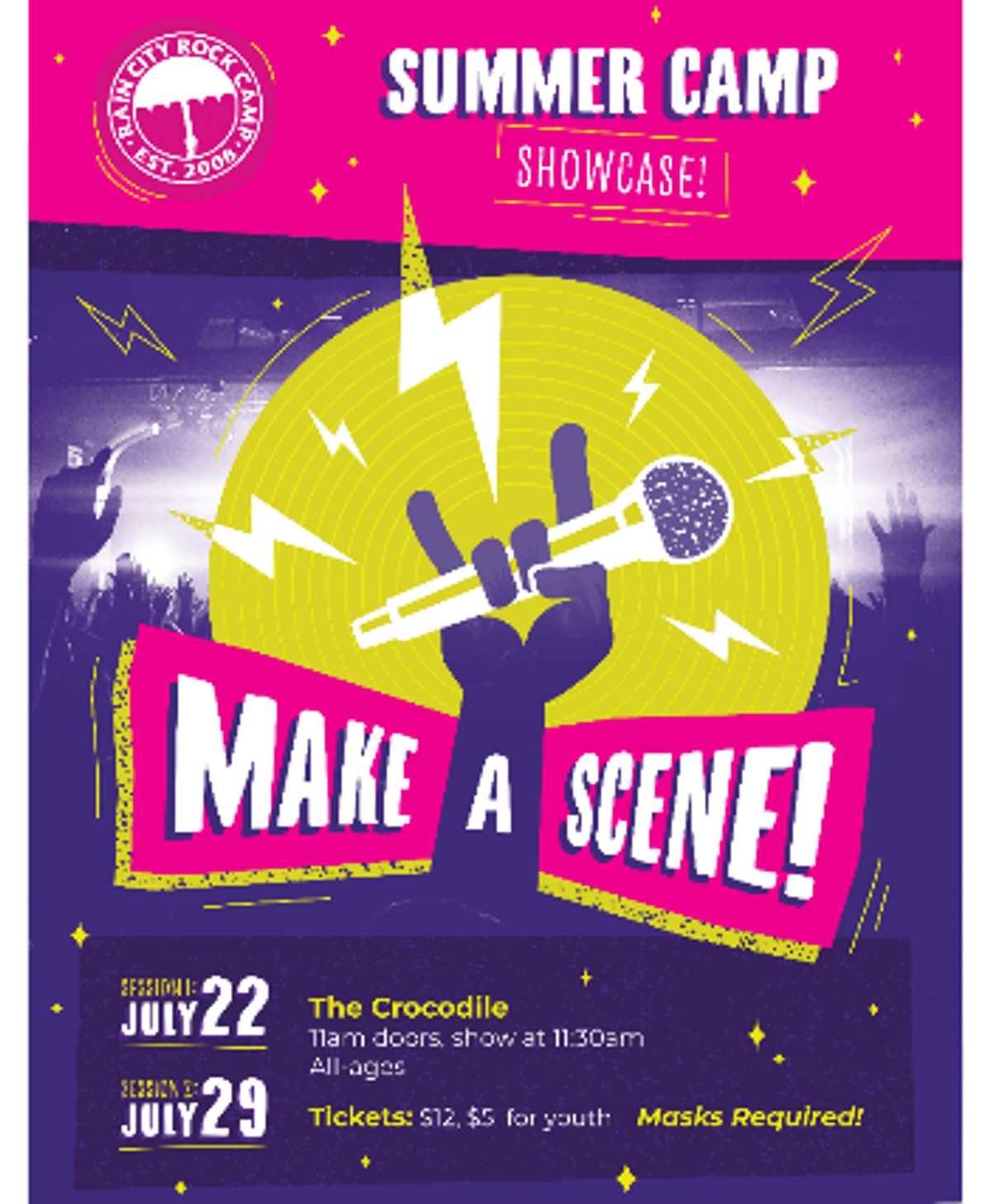 Rain City Rock Camp: Summer Camp Showcase - Make a Scene! at The ...