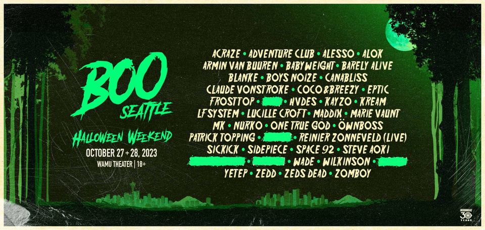 BOO Seattle at WaMu Theater in Seattle, WA - Every day, through October ...