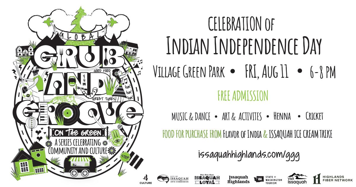 Global Grub and Groove: Indian Independence Day at Village Green Park ...