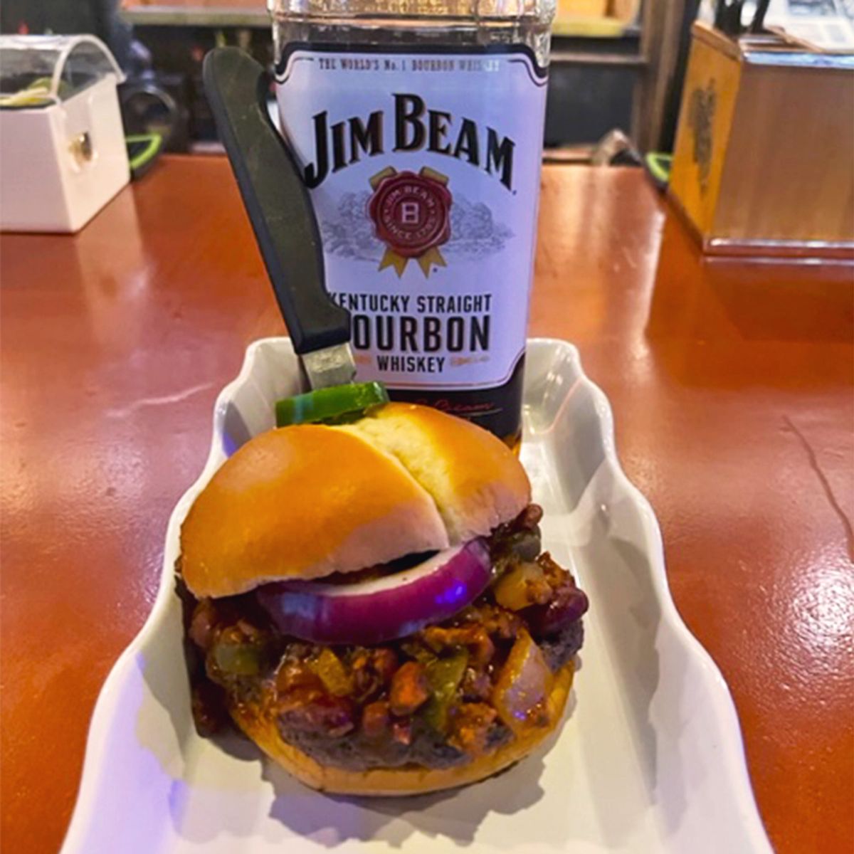 Cowgirlnboy Burger at Triple Nickel in Portland, OR - Every day ...