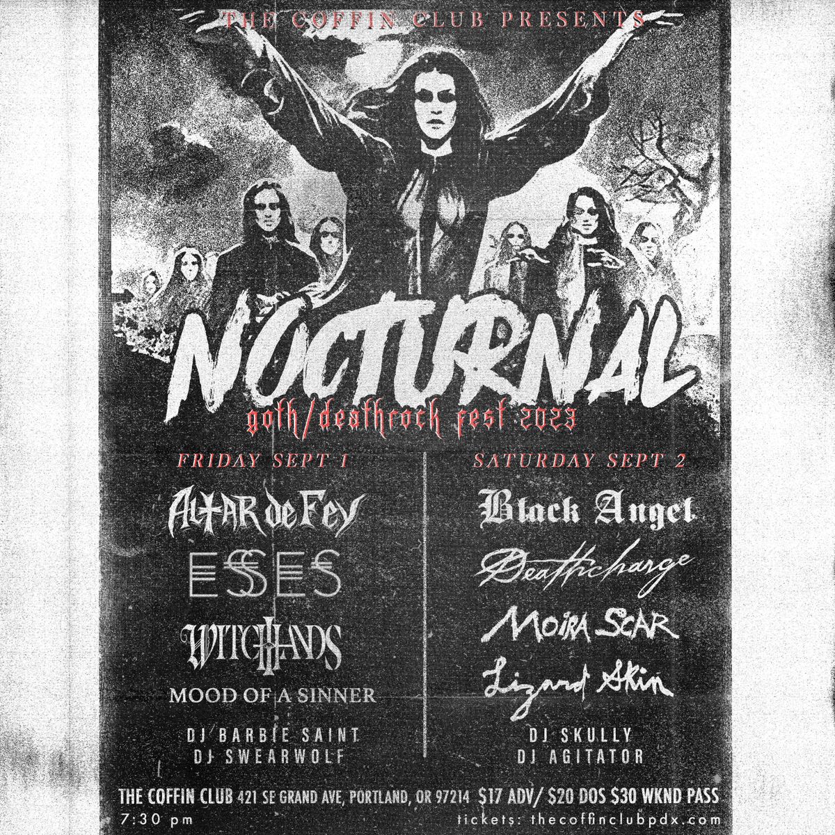 Nocturnal: Goth/Deathriock Fest 2023 at Electric Coffin Studio in ...