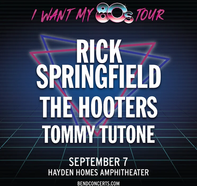 I Want My '80s Tour: Rick Springfield, The Hooters, and Tommy Tutone at Hayden Homes ...