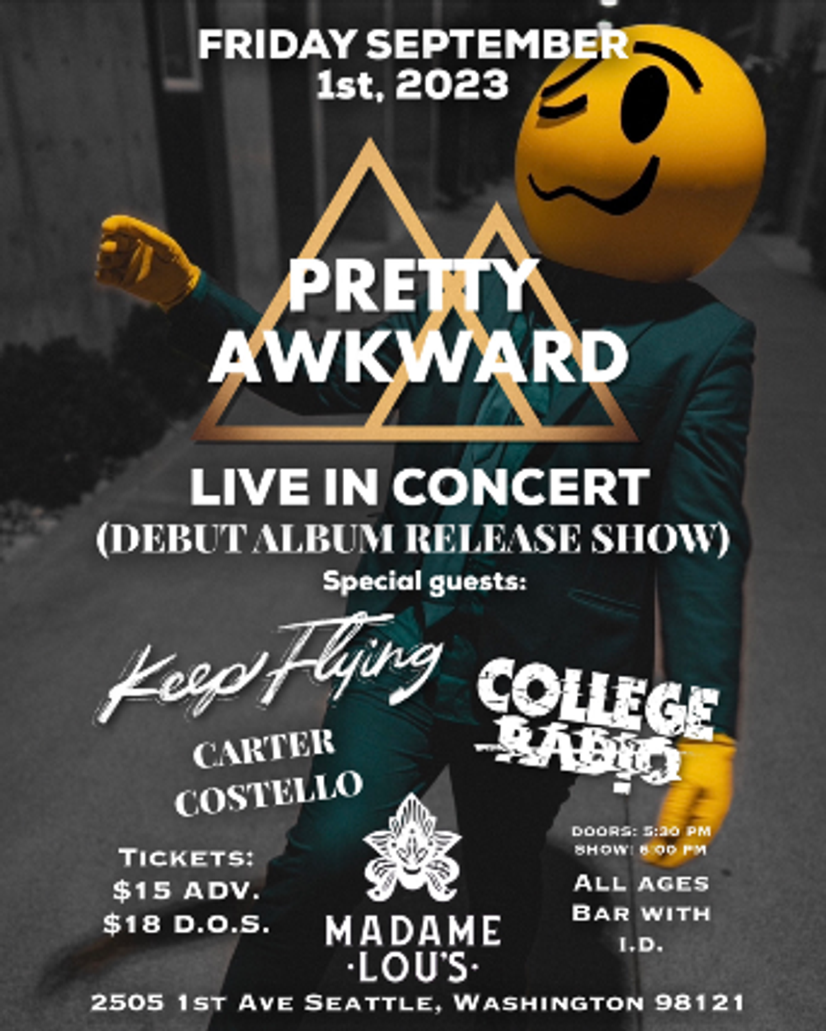 Pretty Awkward, College Radio, Carter Costello, and Keep Flying at ...