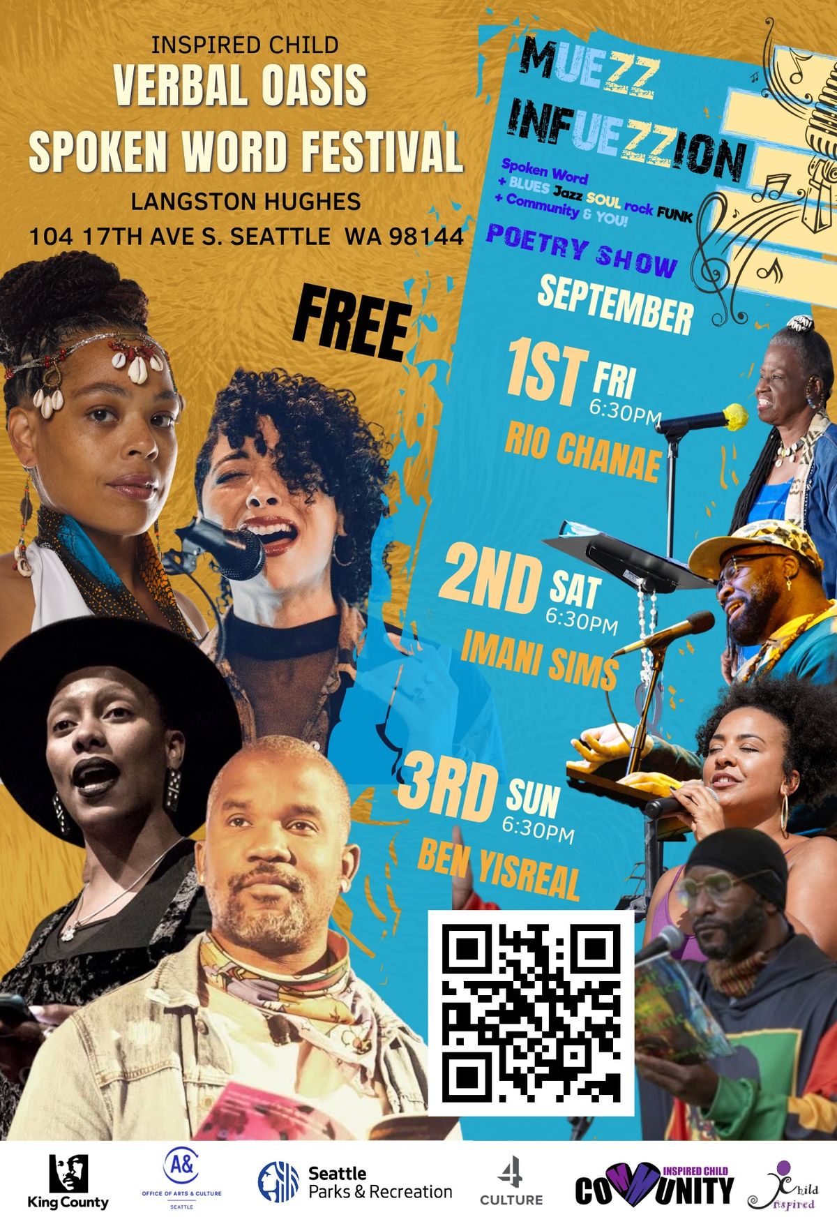 3rd Annual Verbal Oasis Spoken Word Festival at Langston Hughes ...