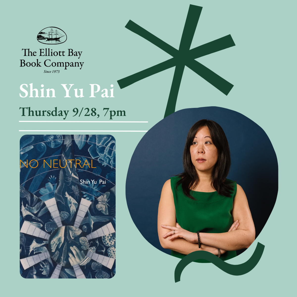 Shin Yu Pai at Elliott Bay Book Company in Seattle, WA - Thursday ...