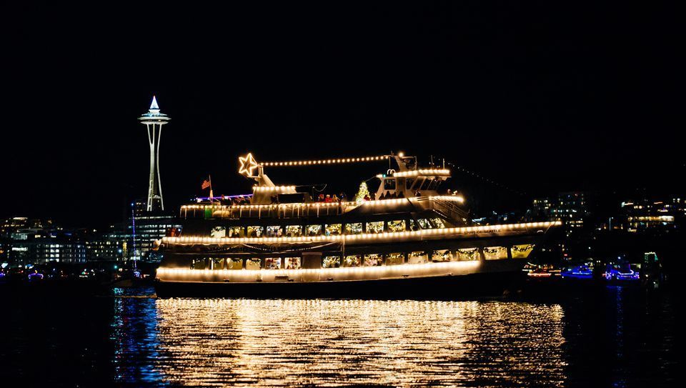 Christmas Ship Parade of Boats at Lake Union in Seattle, WA - Friday ...