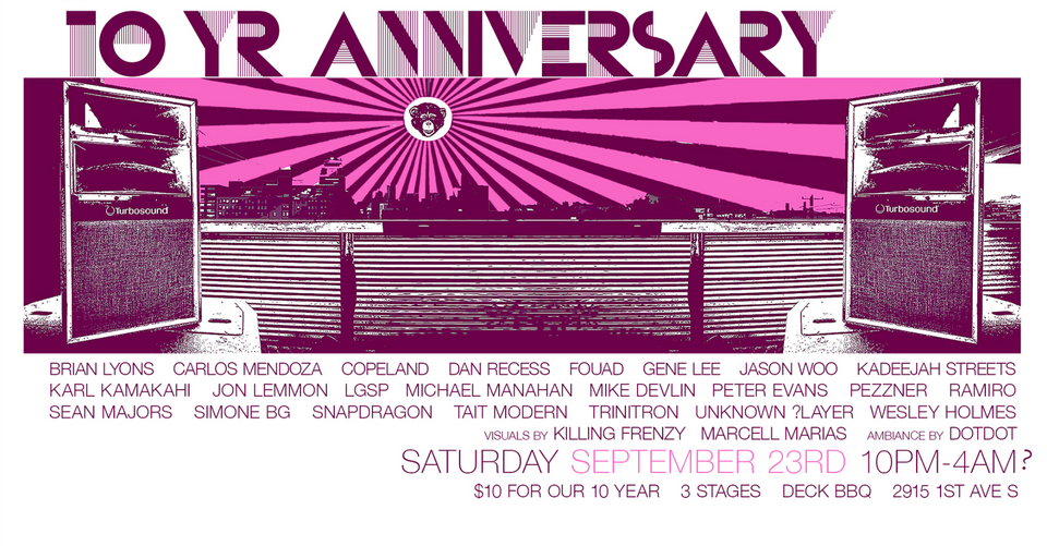 Monkey Loft 10 Year Anniversary Party at Monkey Loft in Seattle, WA ...