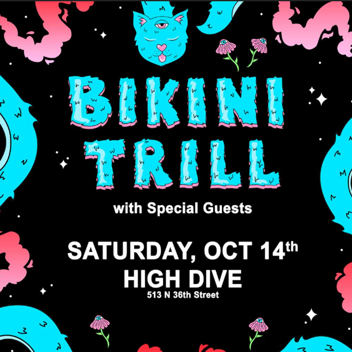 Bikini Trill, Spooky Boys, and D4NCORE at High Dive in Seattle, WA - Saturday, October 14, 2023 ...