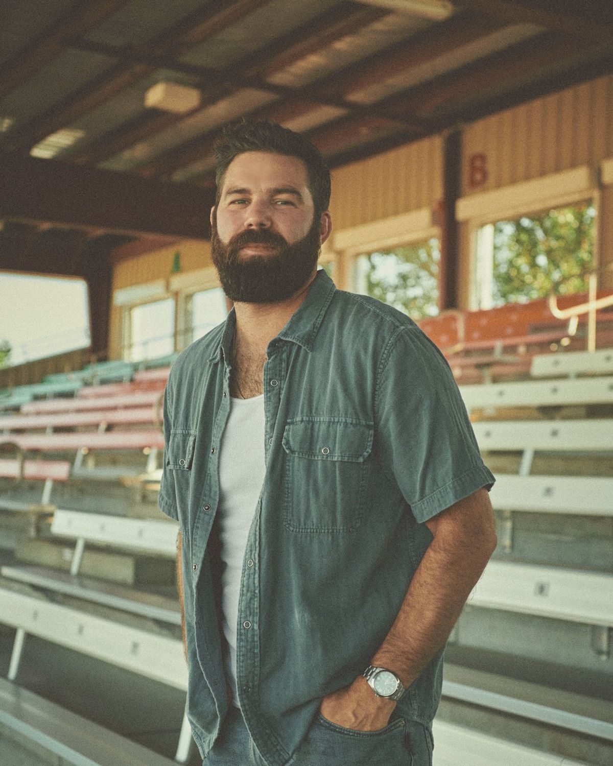 Jordan Davis with Mitchell Tenpenny & Ashley Cooke at Chateau Ste ...