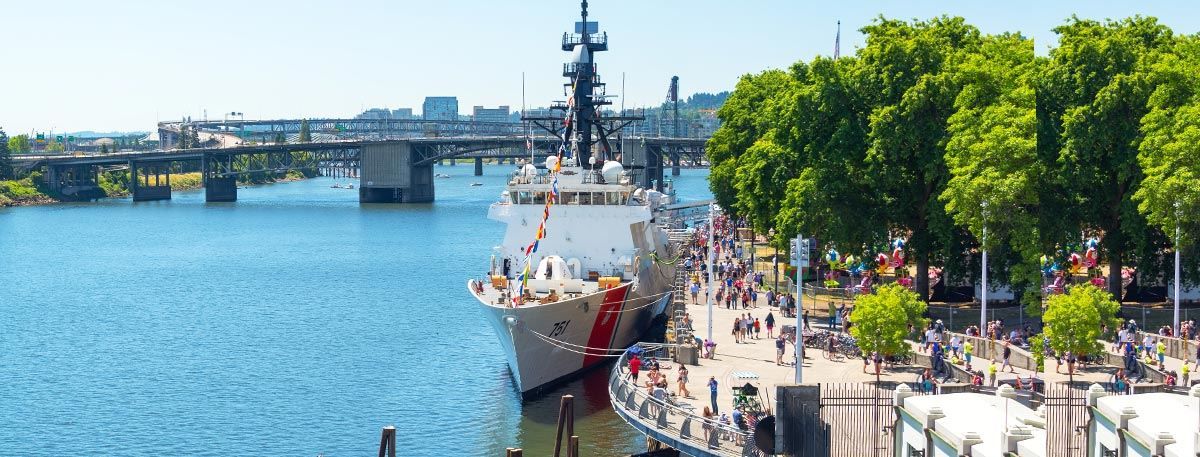 Portland Fleet Week 2024 at Tom McCall Waterfront Park in Portland, OR ...