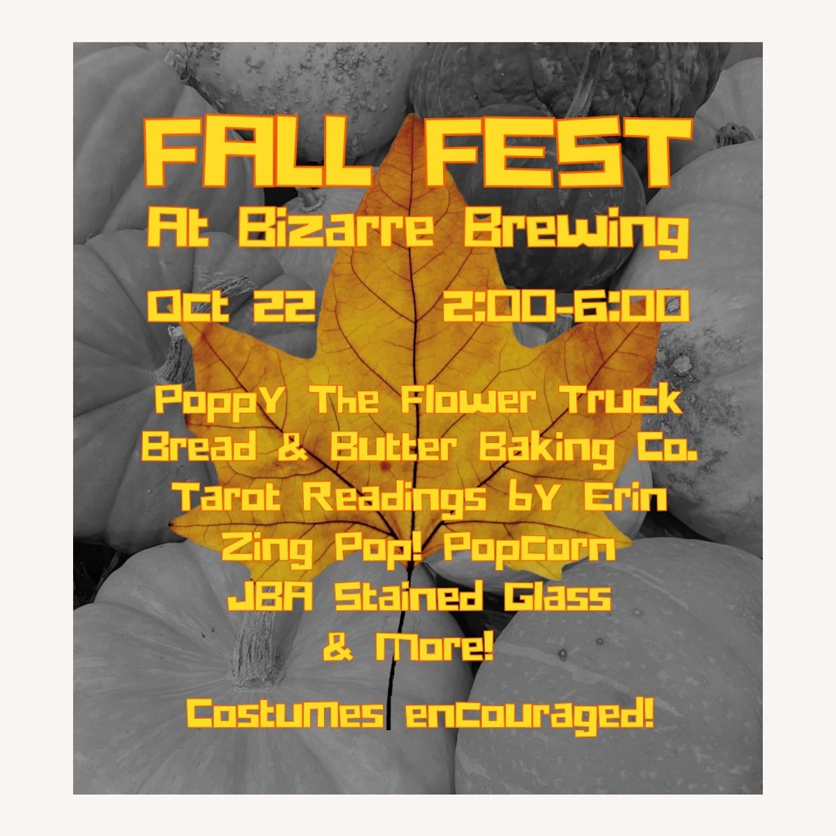 Fall Fest at Bizarre Brewing at Bizarre Brewing in Seattle, WA - Sunday ...