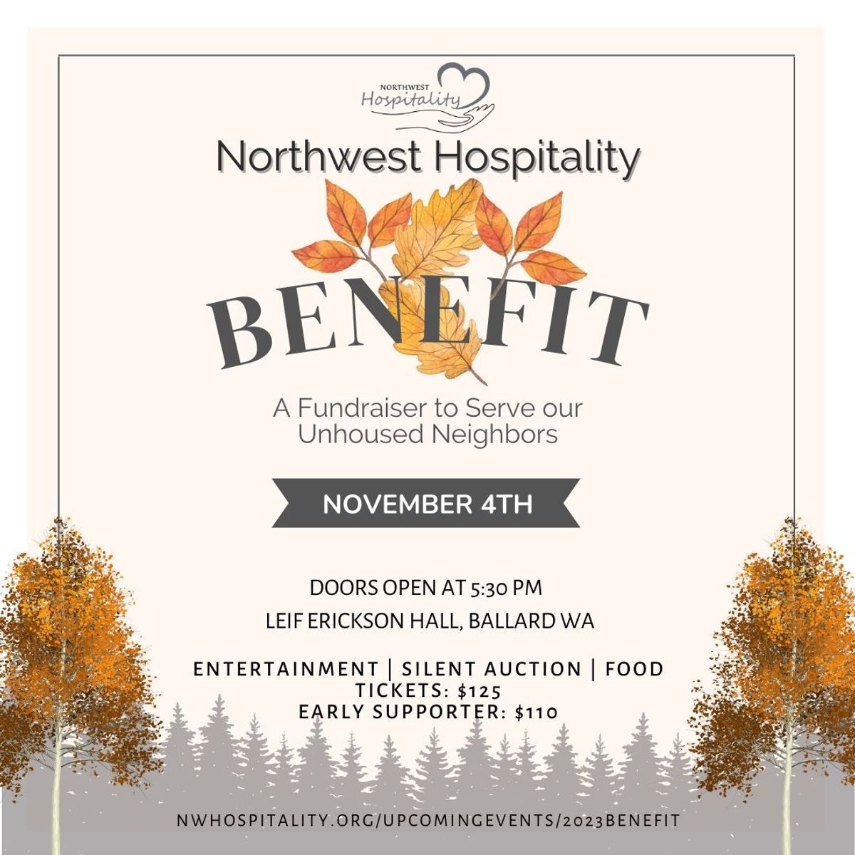 Northwest Hospitality Annual Benefit at Leif Erikson Lodge in Seattle ...