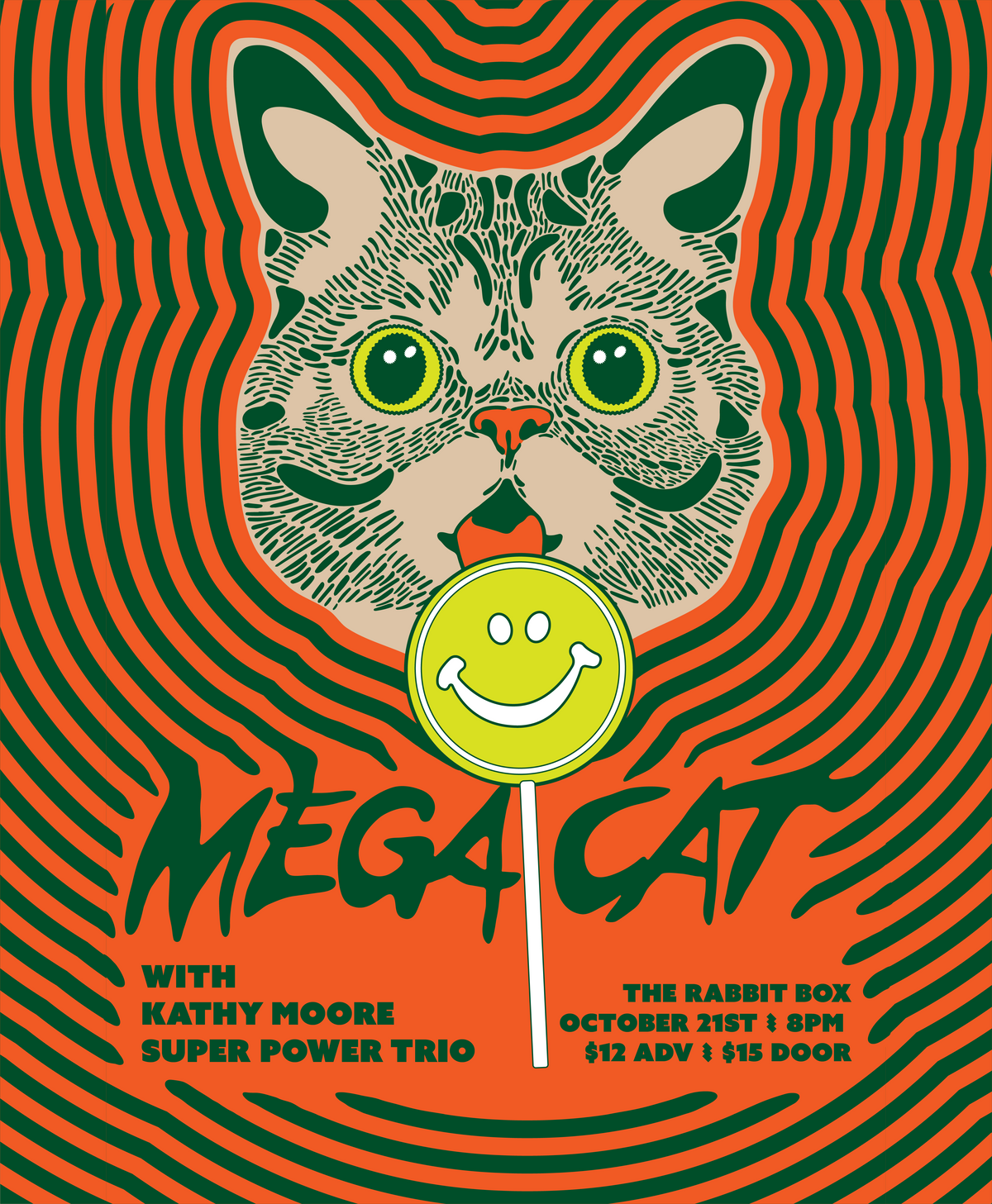 Mega Cat at The Rabbit Box Theatre in Seattle, WA - Saturday, October ...