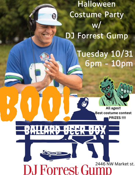 Ballard Beer Box Halloween Party at Ballard Beer Box in Seattle, WA ...