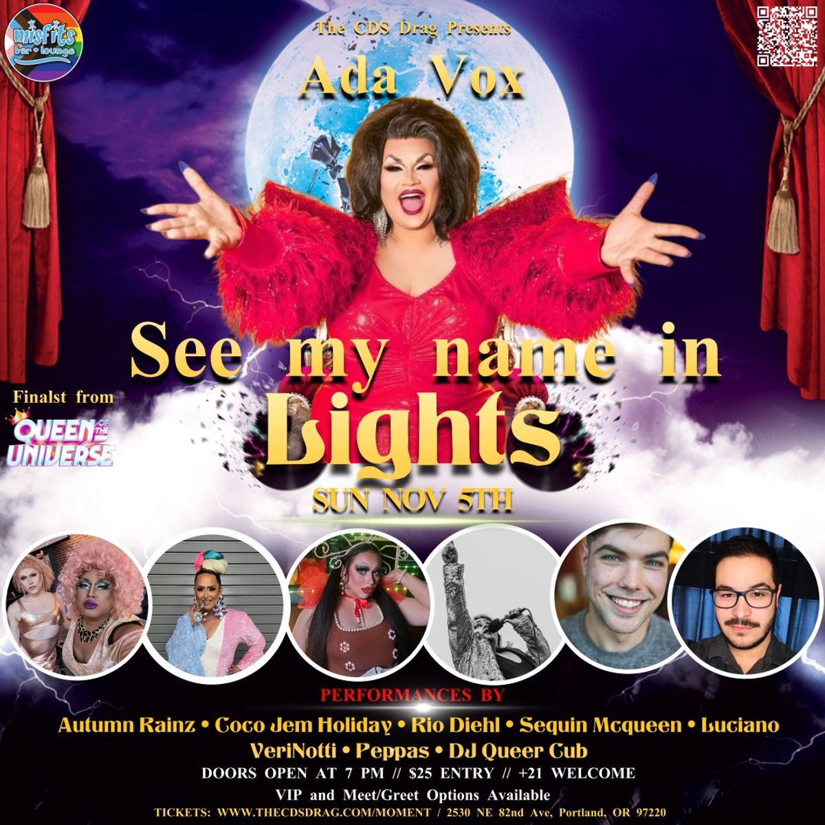 See My Name in Lights, featuring Ada Vox from Queen of The Universe at ...