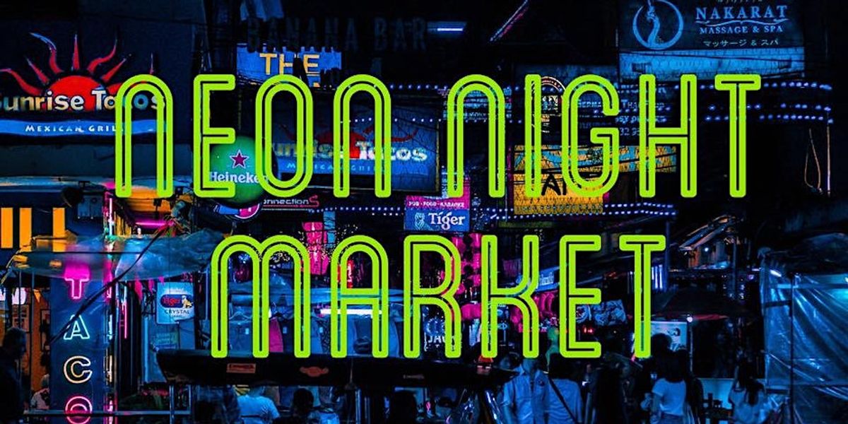 Neon Night Market at Magnuson Park Hangar 30 in Seattle, WA - Saturday ...