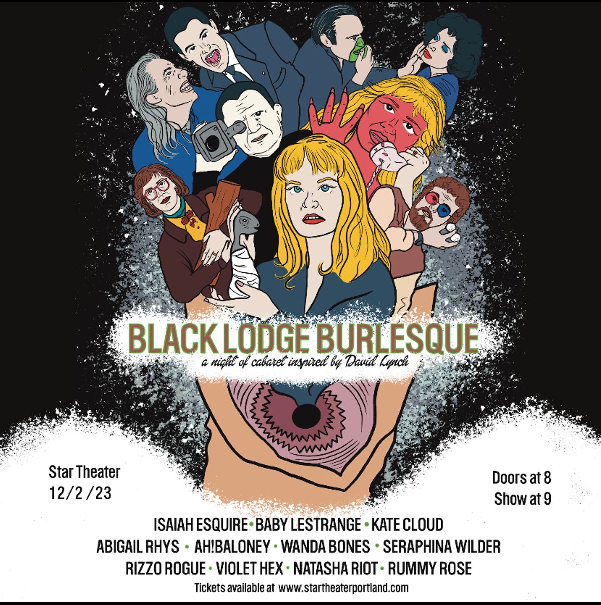 Black Lodge Burlesque at Star Theater in Portland, OR - Saturday ...