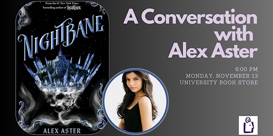 University Book Store Presents Alex Aster at University Book Store in ...
