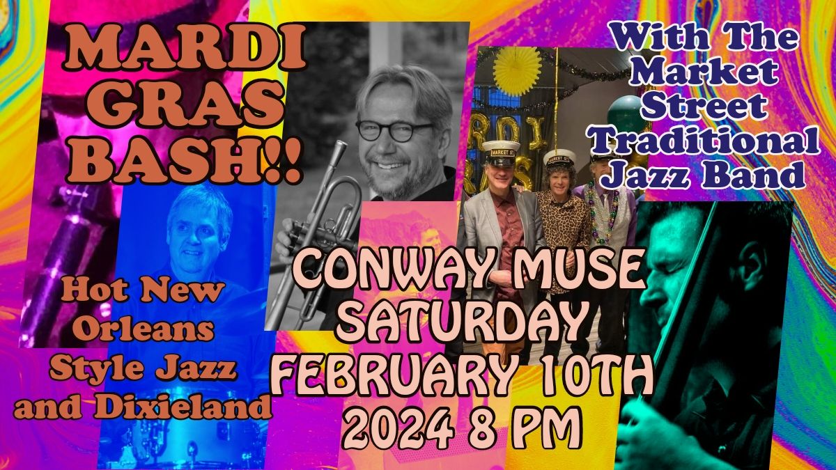 Mardi Gras Bash at Conway Muse at Conway Muse in Conway, WA - Saturday ...