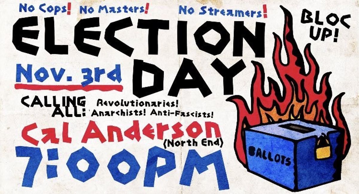 ENDD Election Day Protest at Cal Anderson Park in Seattle, WA - Tuesday ...