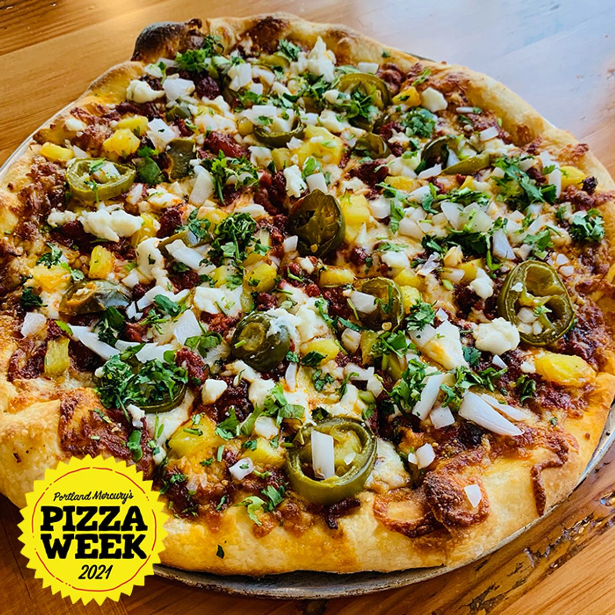 Humdinger Pizza's "Pray To Your Al Pastor" at Humdinger Pizza in ...