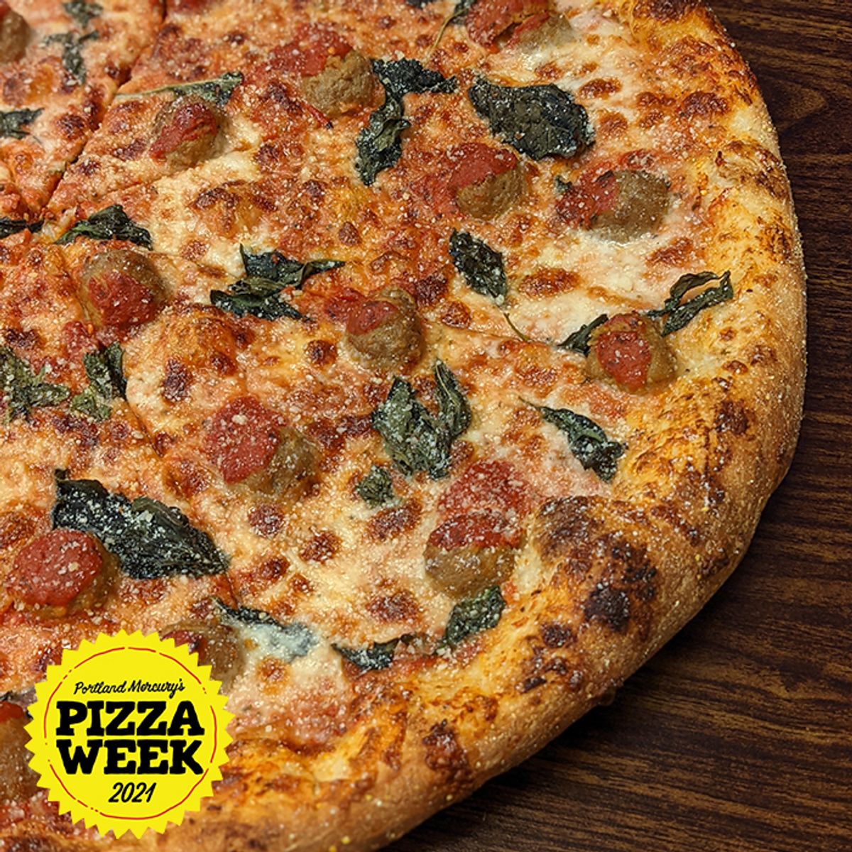 Sparky's Pizza's "The Maury Ballstein" at Sparky's Pizza in Portland ...