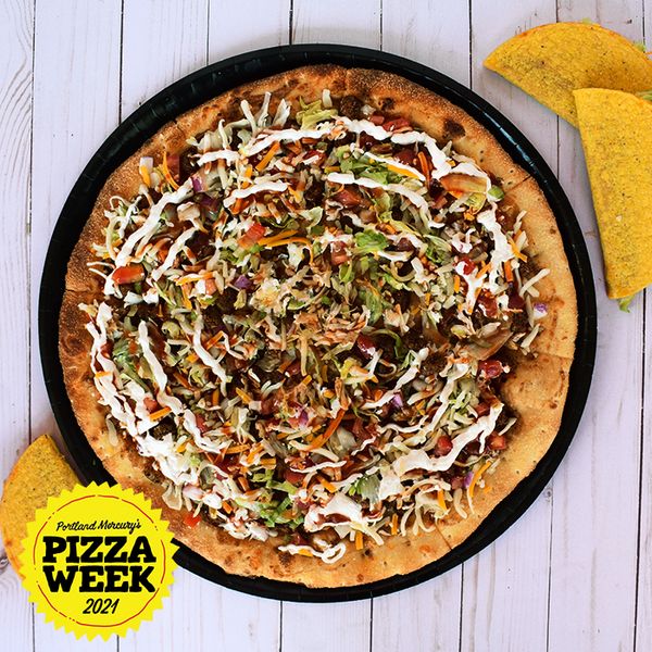 Zappos Pizza's "Taco Fiesta" at Zappos Pizza in Portland, OR - Every ...