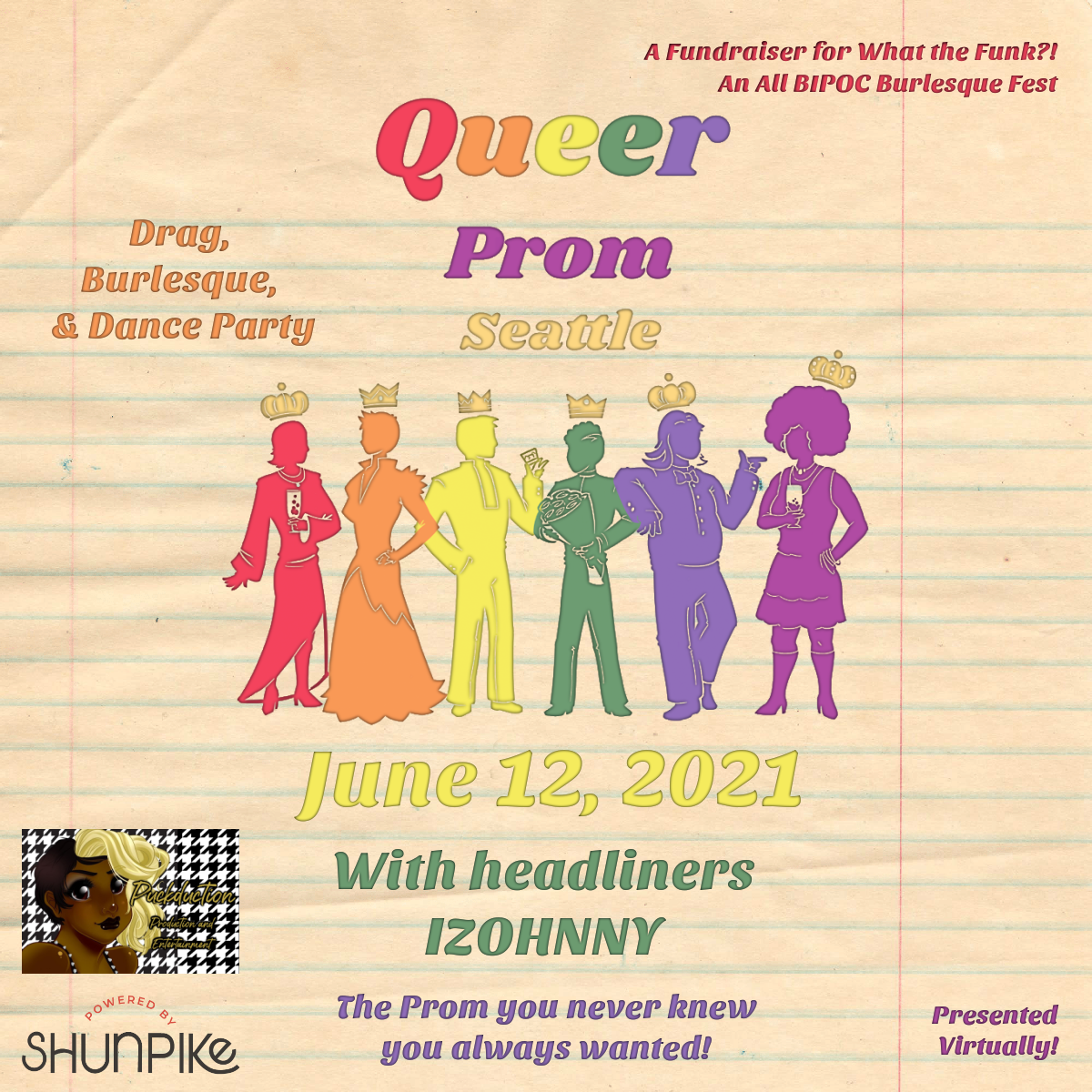 Queer Prom Seattle 2021 - Saturday, June 12, 2021 - EverOut Seattle