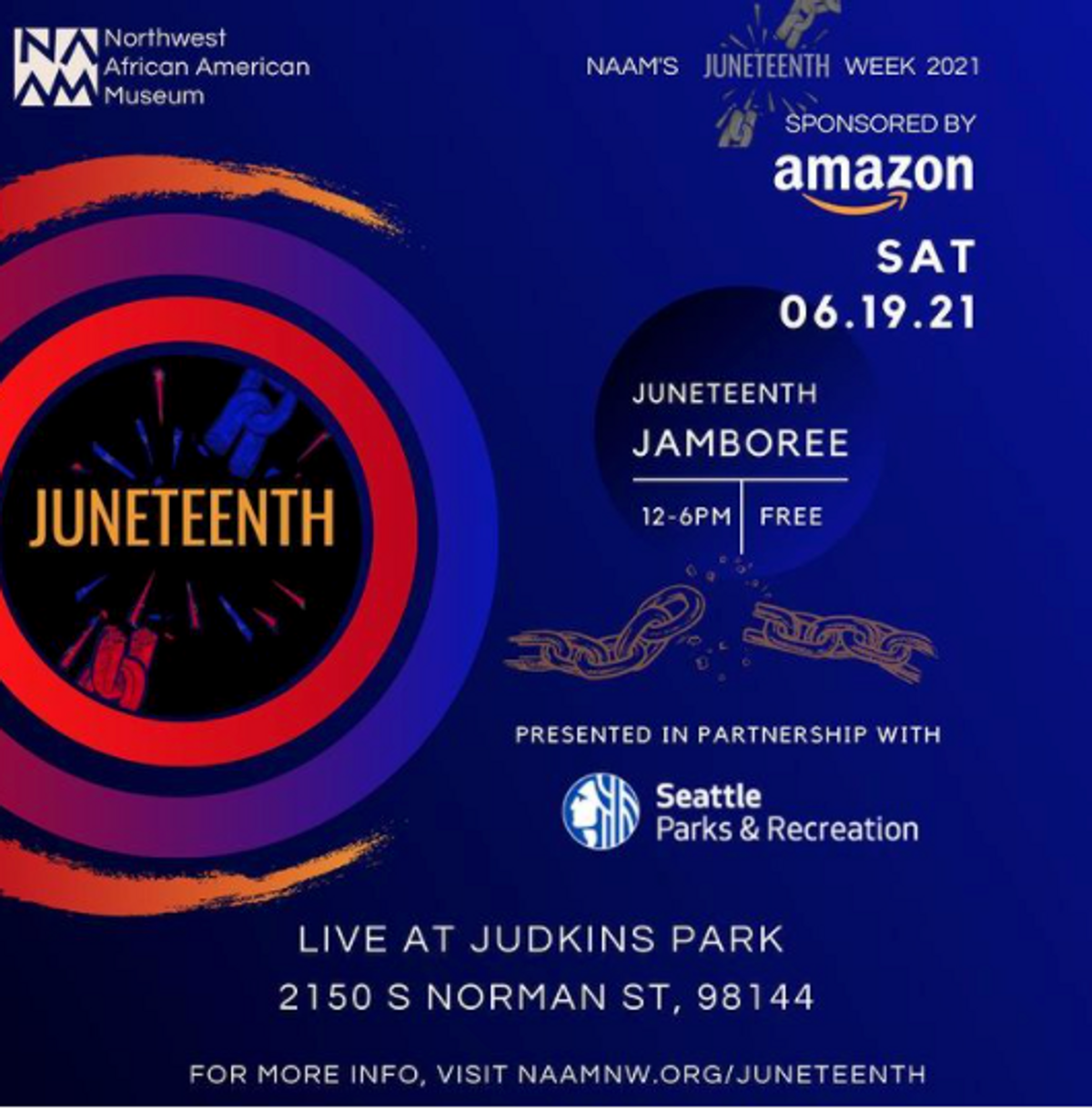 Juneteenth Jamboree at Judkins Park in Seattle, WA - Saturday, June 19 ...