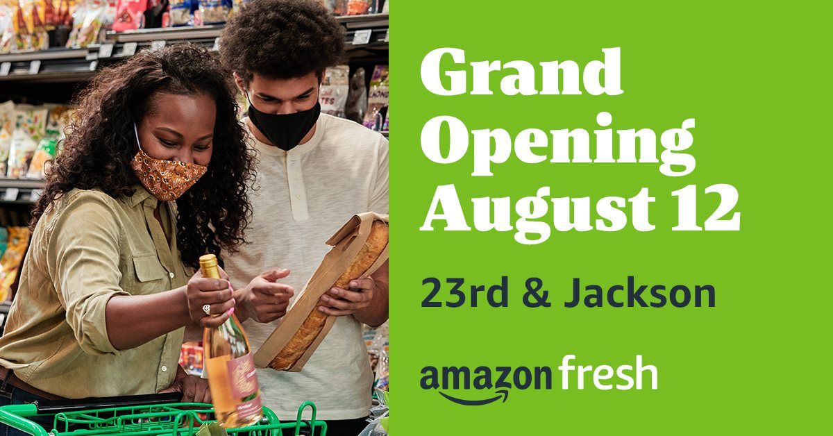 Grand Opening 23rd & Jackson Amazon Fresh Store at Amazon Fresh in ...