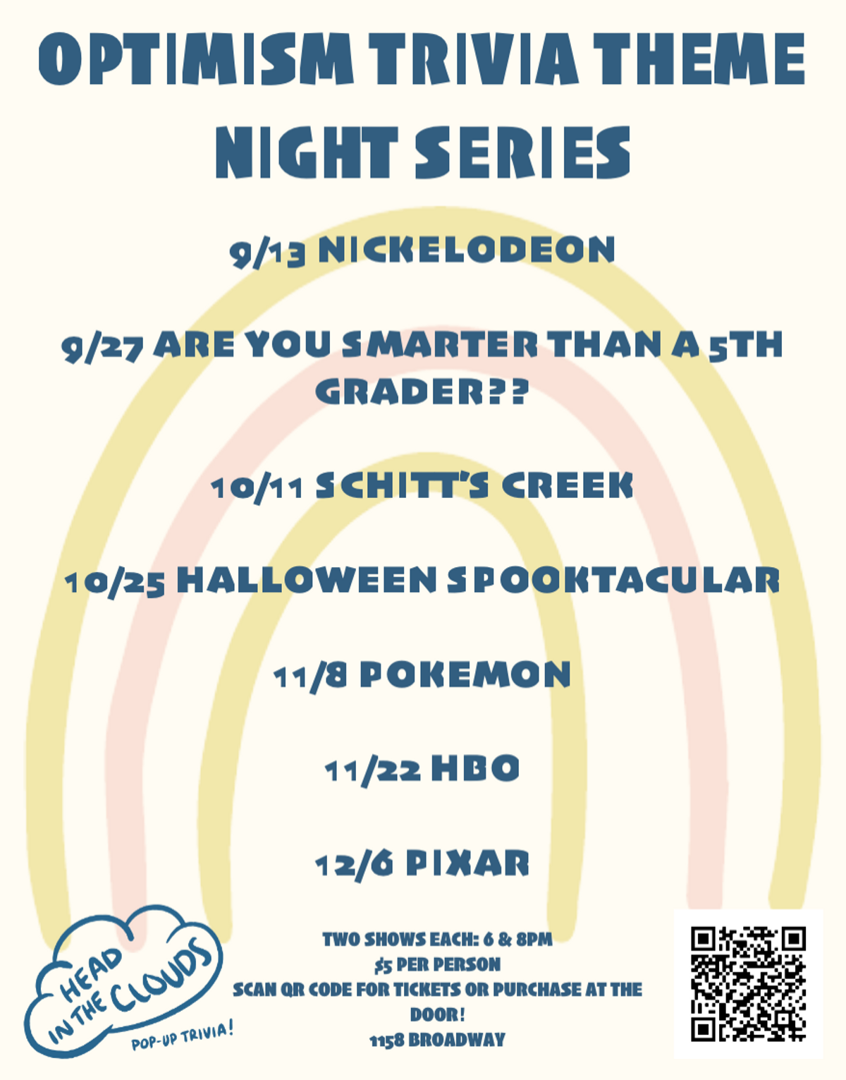Optimism Trivia Night Theme Series at Optimism Brewing in Seattle, WA ...