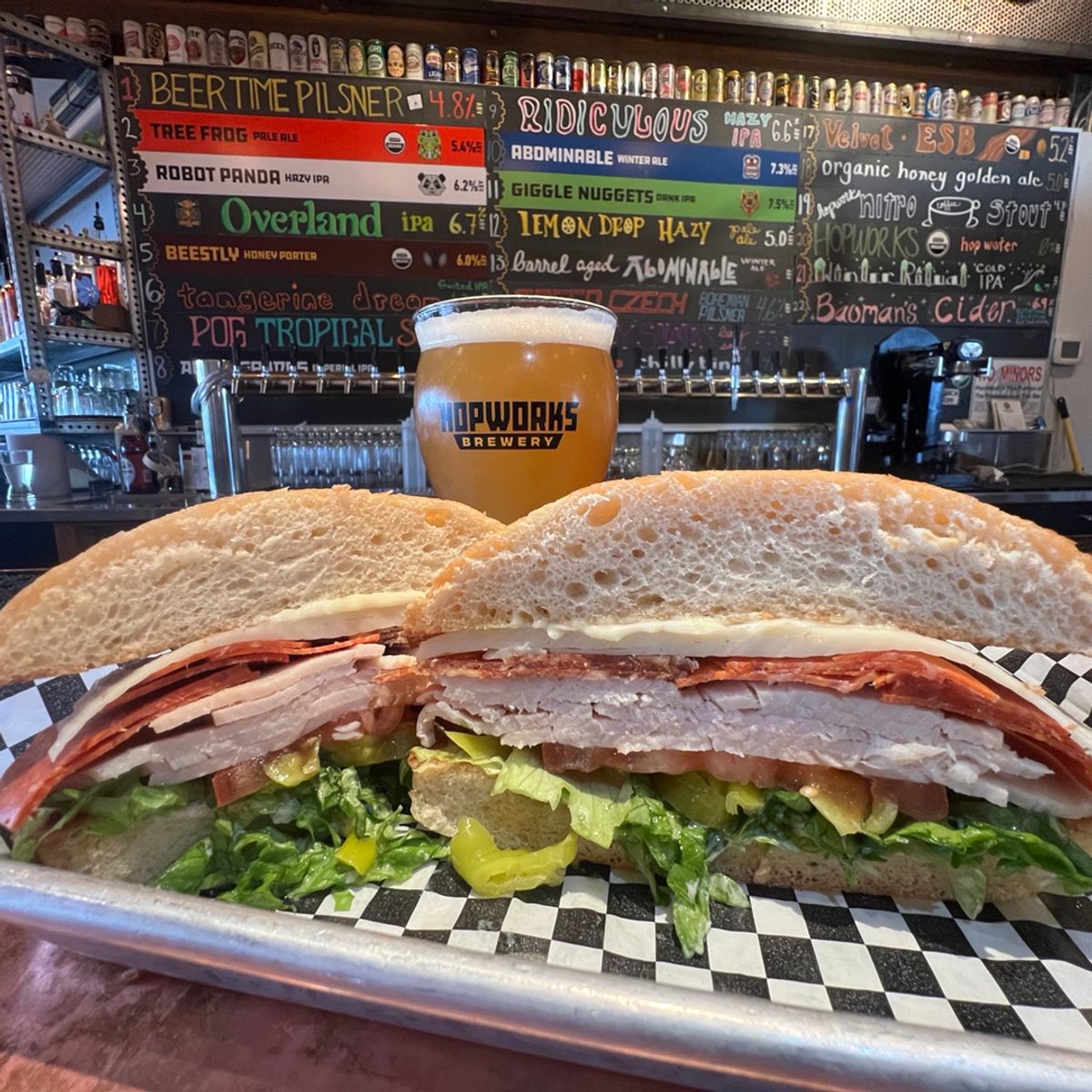 Turkey Gear Grinder at Hopworks Brewery in Portland, OR - Multiple ...