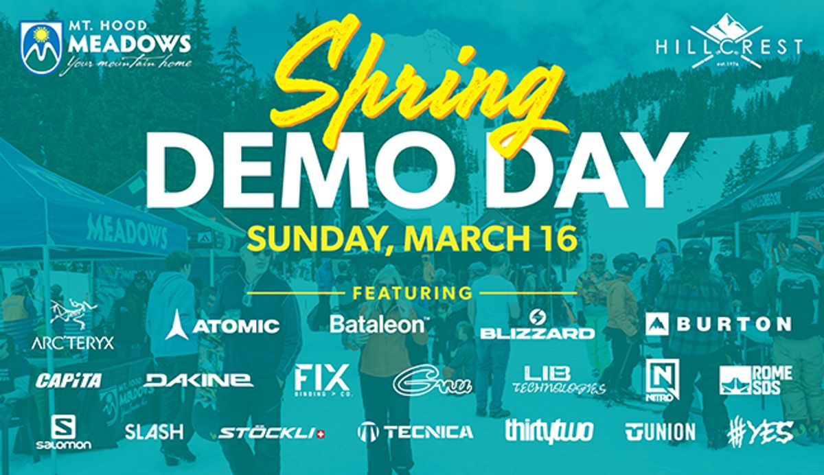 Spring Demo Day at Mt. Hood Meadows at Mt. Hood Meadows in Mt Hood, Oregon - Sunday, March 16 ...