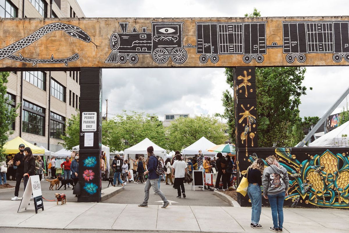 Portland Flea at The Redd on Salmon in Portland, Oregon - Multiple ...