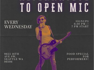 Seattle Open Mic Events Calendar - EverOut Seattle