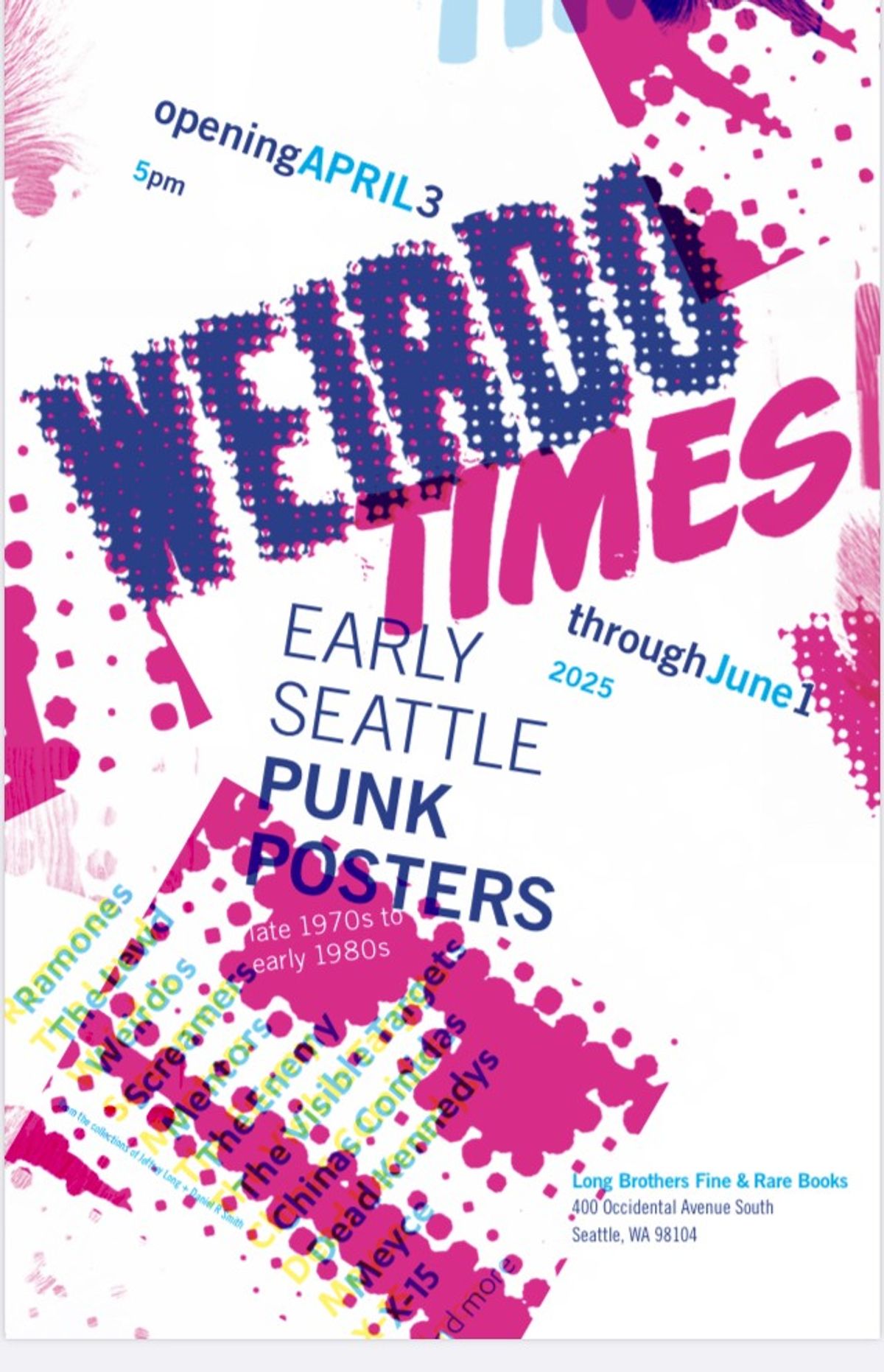 WEIRDO TIMES: Early Seattle Punk Posters at Long Brothers Fine and Rare ...