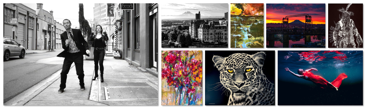 Barlow Gallery: Art, Wine, and Music at Ebony & Ivory Coffee in Tacoma ...