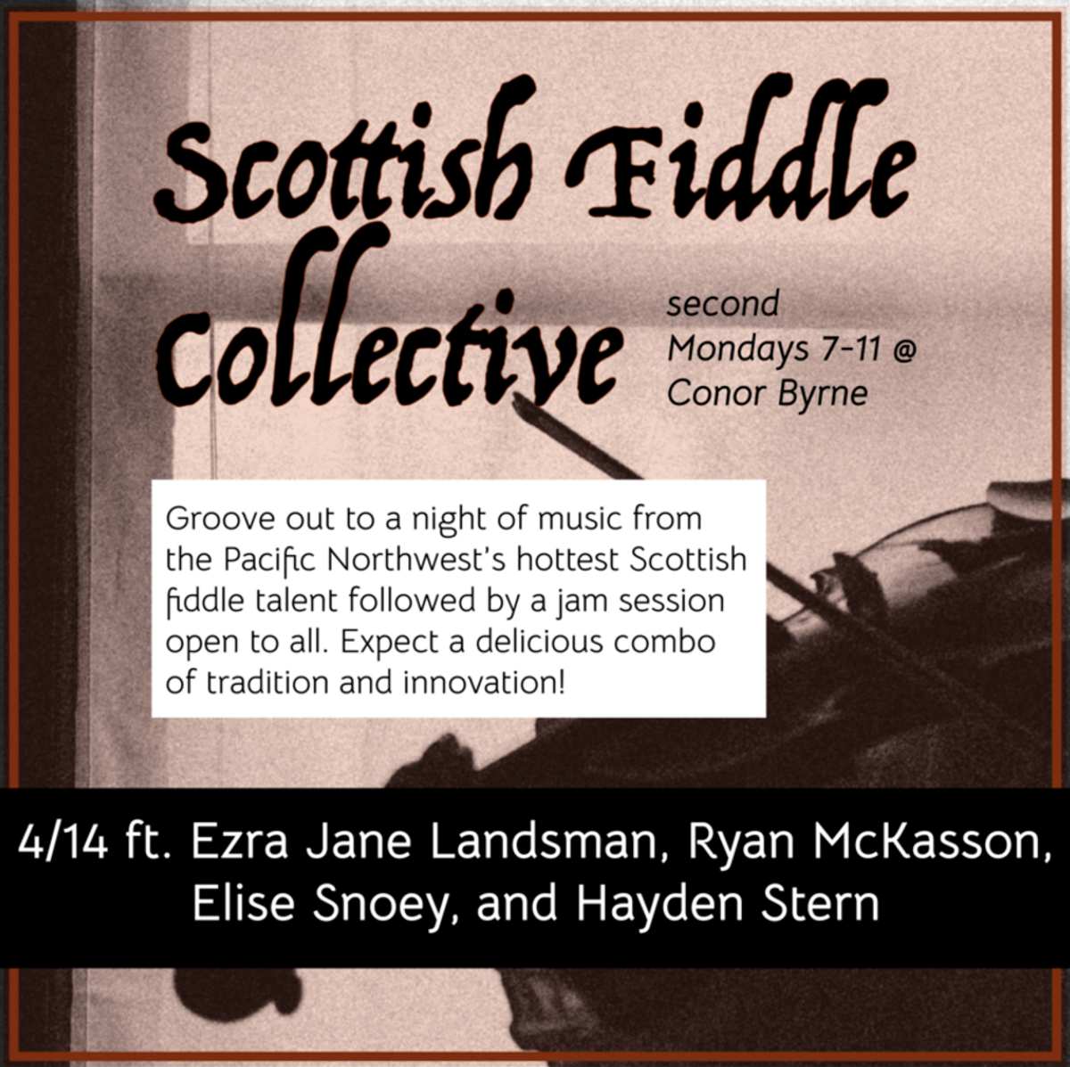 Scottish Fiddle Collective at Conor Byrne Pub in Seattle, WA - Second ...