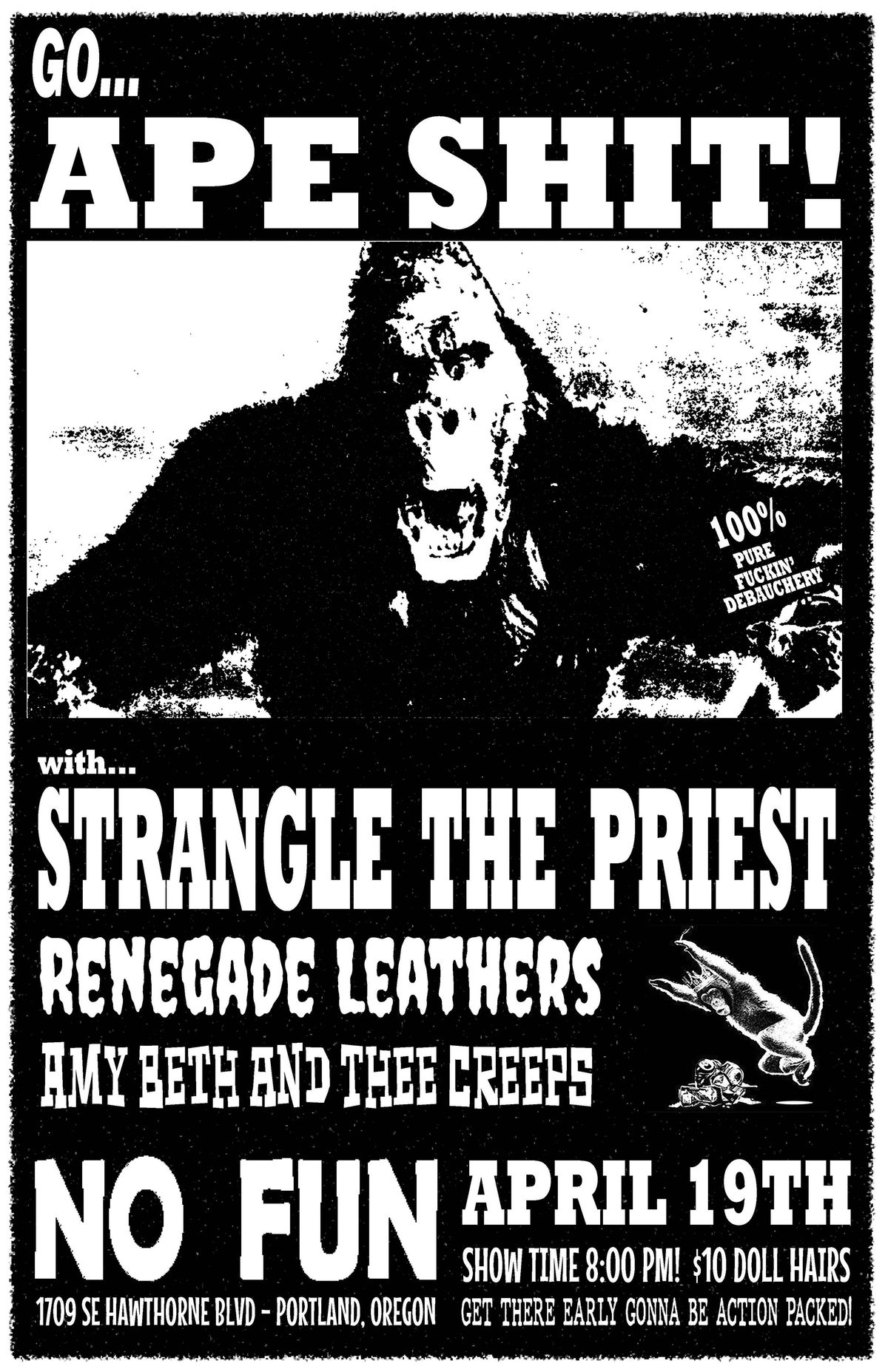 Strangle the Priest, Renegade Leathers, and Amy Beth & the Creep at No ...
