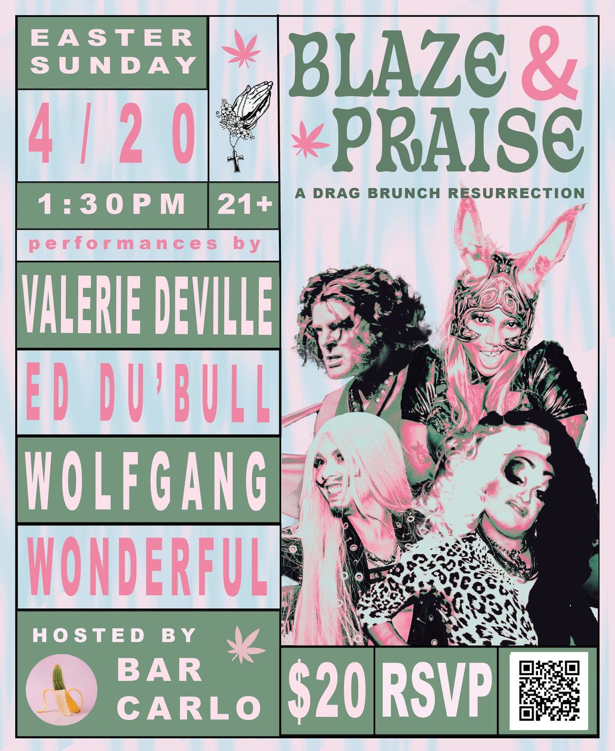 Blaze & Praise: A Drag Brunch Resurrection at Bar Carlo in Portland, OR ...