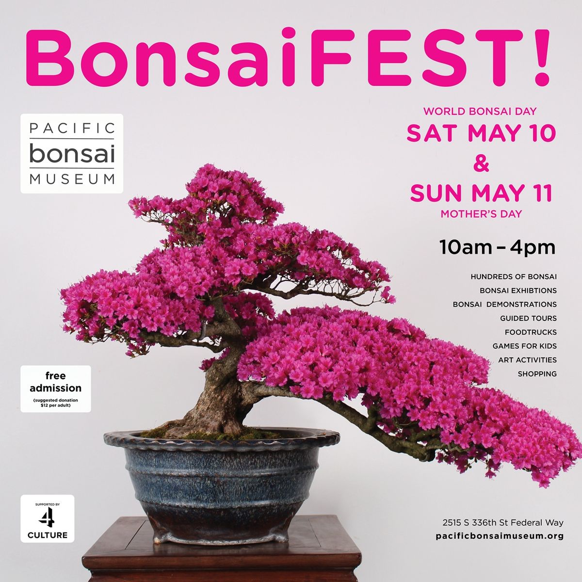 BonsaiFEST! at Pacific Bonsai Museum in Federal Way, WA - Every day ...
