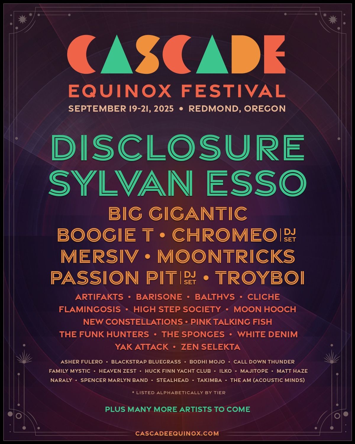 Cascade Equinox Festival 2025 at Deschutes County Fairgrounds & Expo ...